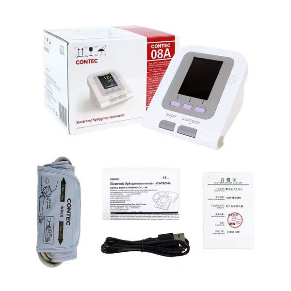 CONTEC CONTEC08A Digital Blood Pressure Monitor Machine Upper Arm sphy
