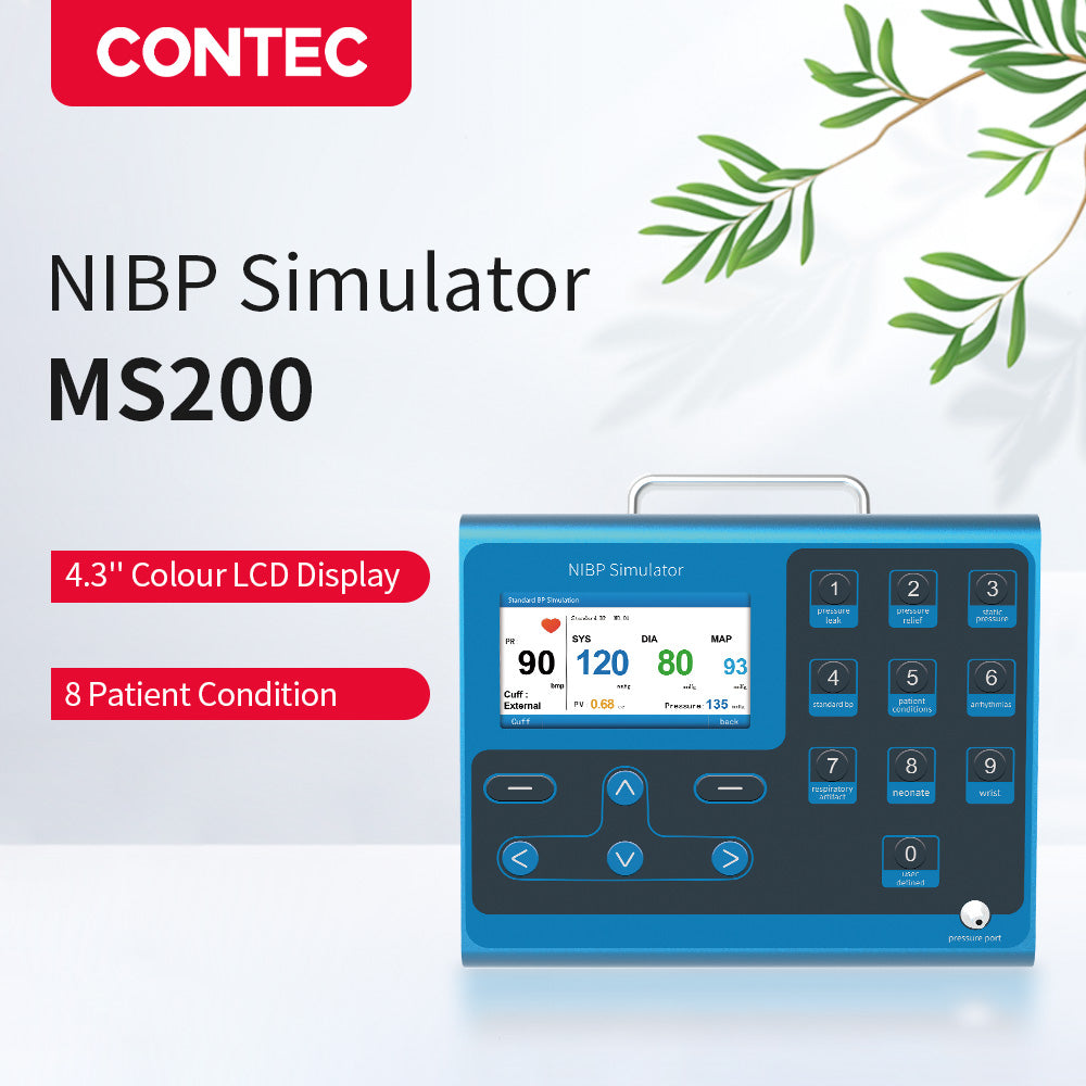 CONTEC MS200 NIBP Simulator Blood Pressure Monitor Accuracy Simulation