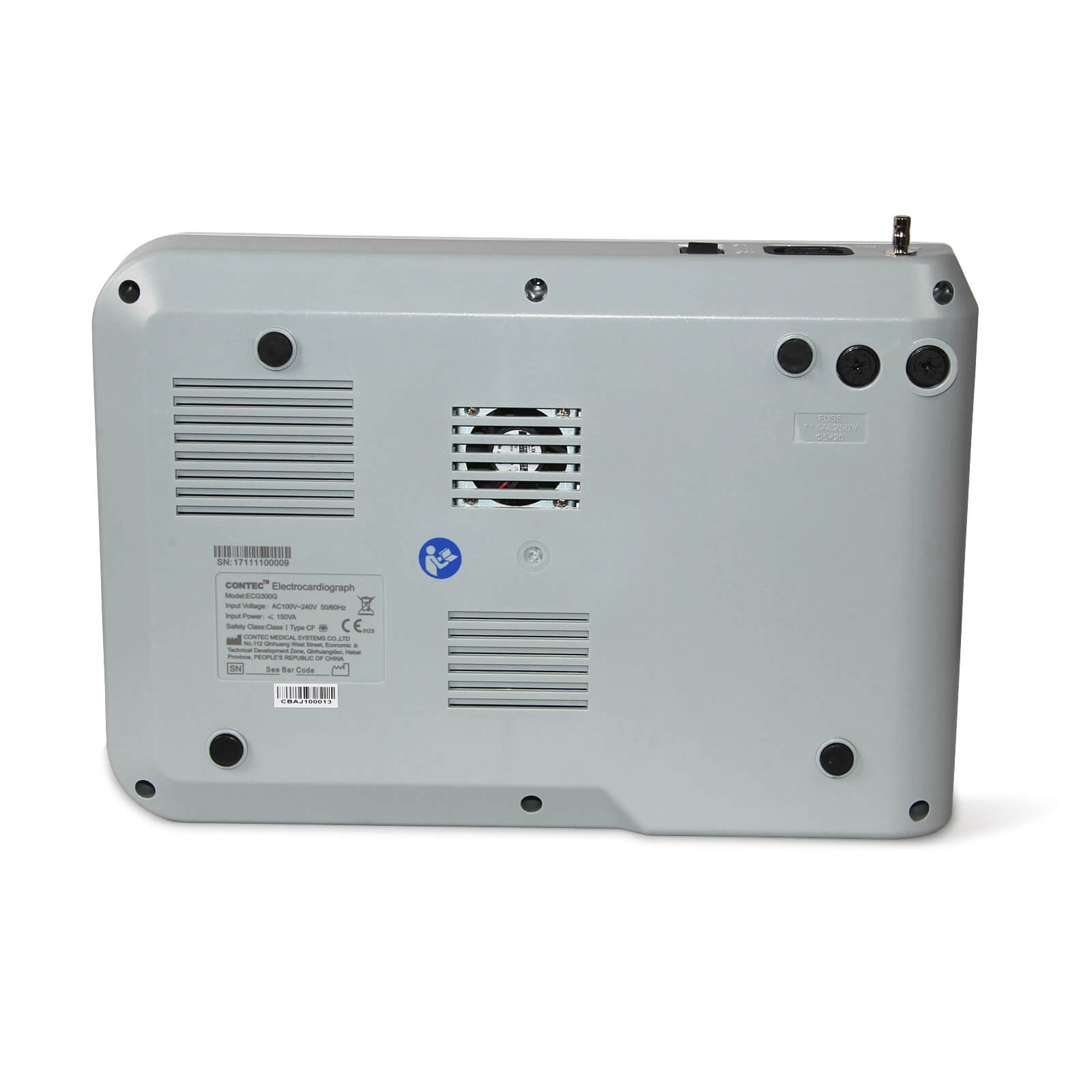 CONTEC ECG300G Electrocardiograph,Digital 3 Channel 12 lead EKG+Printe