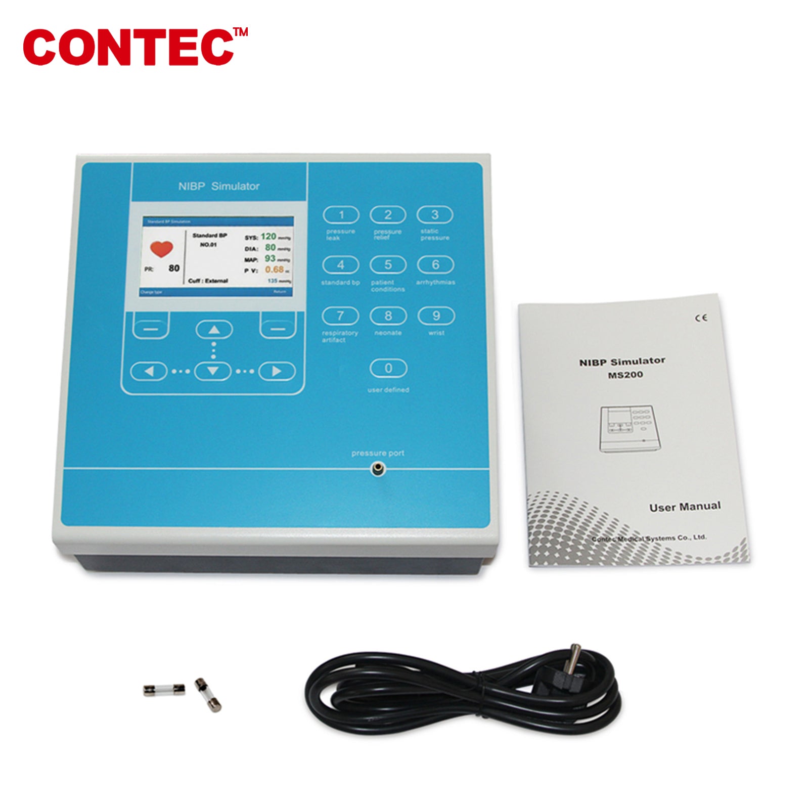 CONTEC MS200 NIBP Simulator Blood Pressure Monitor Accuracy Simulation