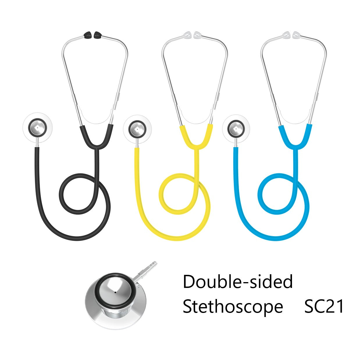 Portable Stethoscope SC21 COTNEC Double-sided – CONTEC
