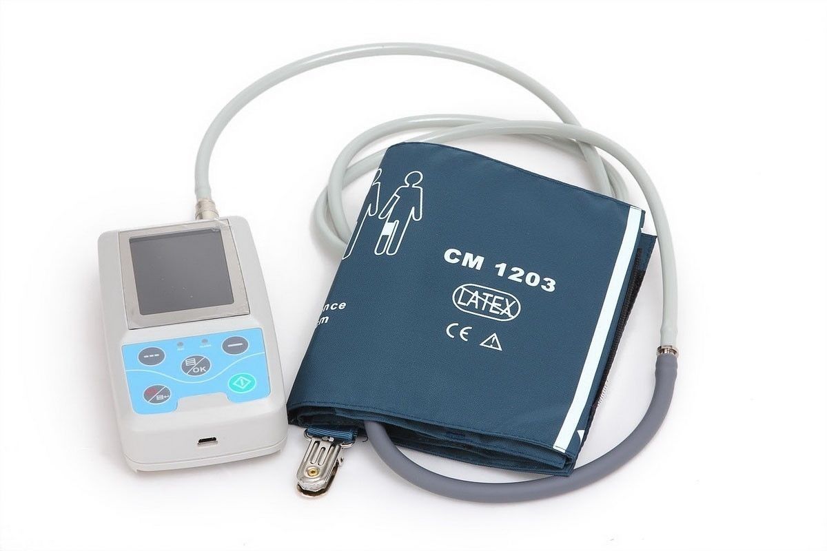 Ambulatory Blood Pressure Monitor NIBP Holter ABPM50 USB Software 24 H ...